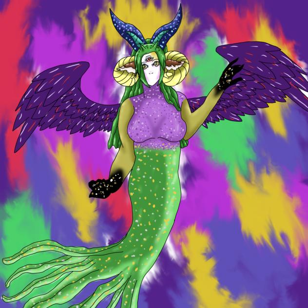 Alien drawing - ibisPaint