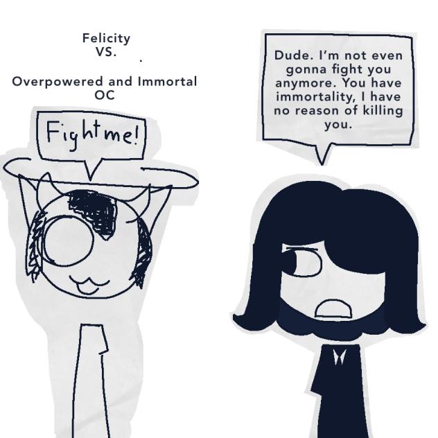 A Normal Student vs. An Overpowered OC. - ibisPaint