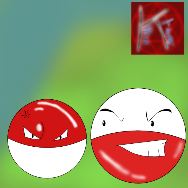Voltorb and Electrode - ibisPaint