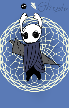 Little Ghost Hollow Knight - ibisPaint