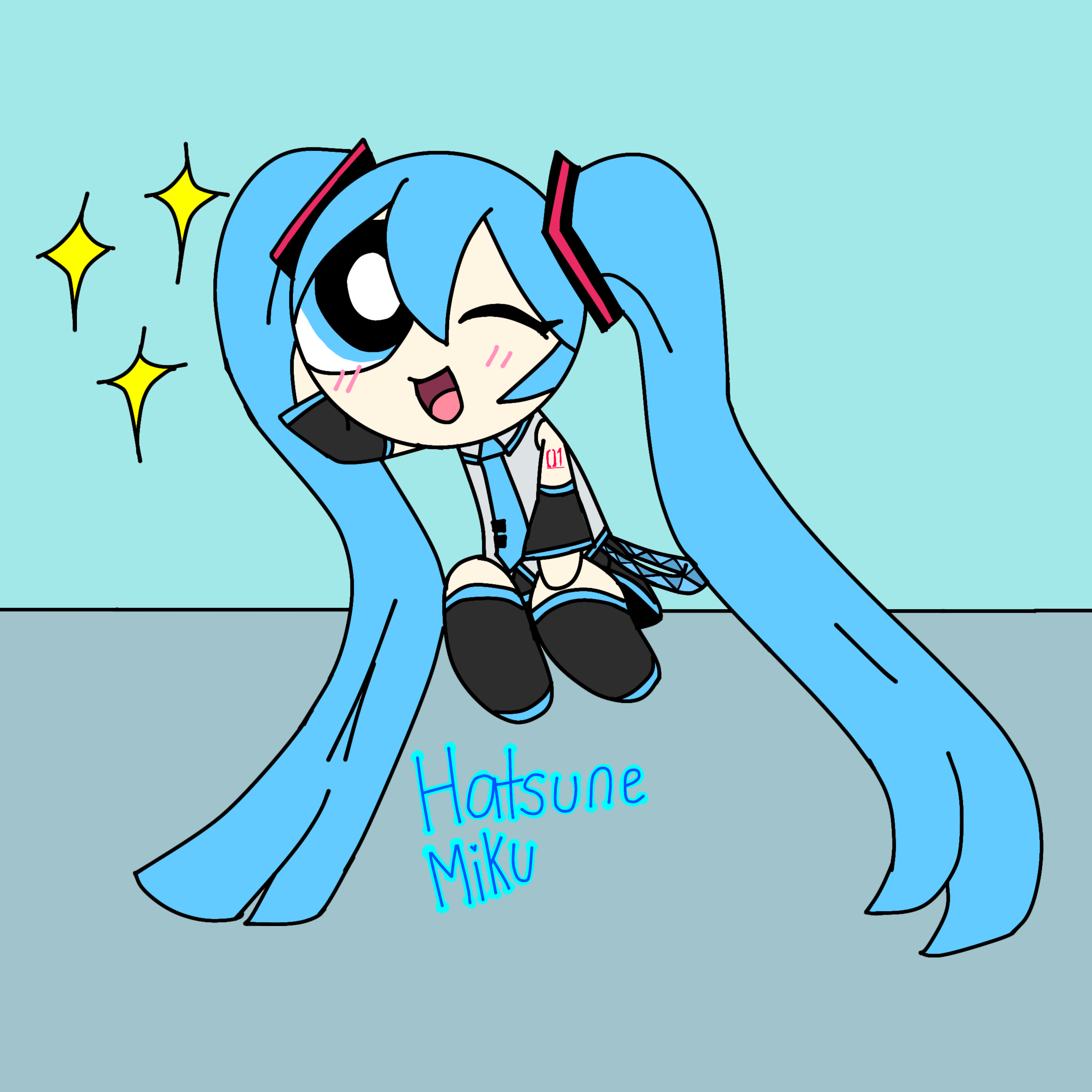 💙Another Hatusune Miku💙 - ibisPaint