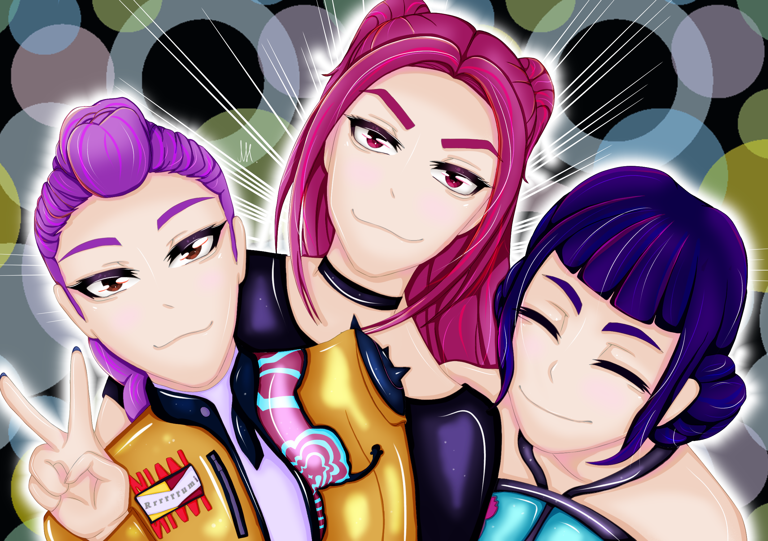 Huntrix, KPop Demon Hunters - ibisPaint