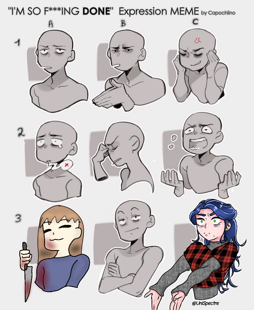 Expression Meme Collab - ibisPaint