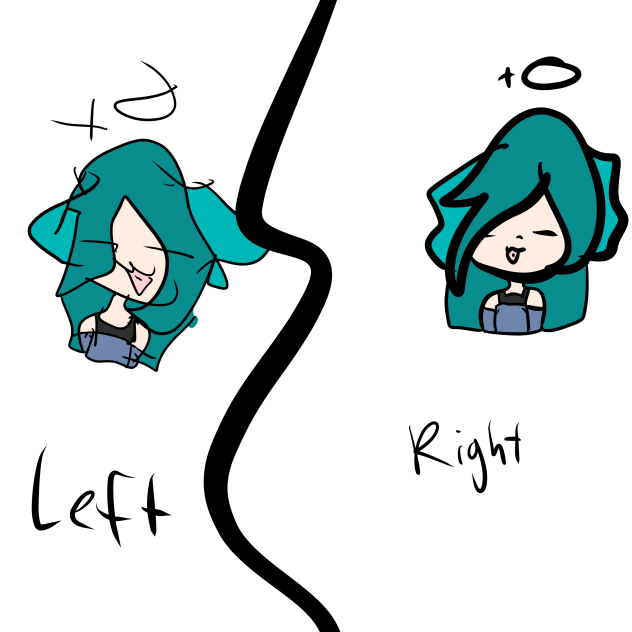 Right vs Left - ibisPaint
