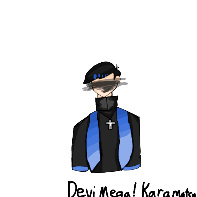 Devi Mega! Karamatsu (Priest Karamatsu.) - ibisPaint
