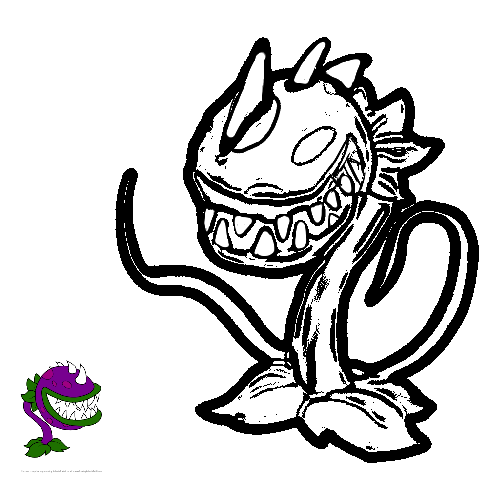 Chomper coloring sheet - ibisPaint