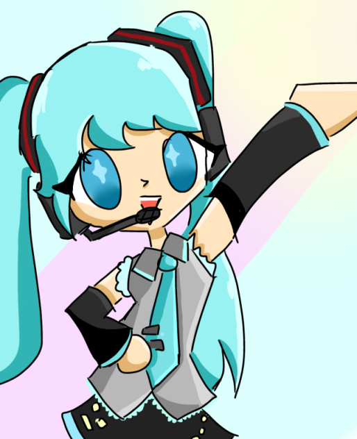 Miku redraw - ibisPaint