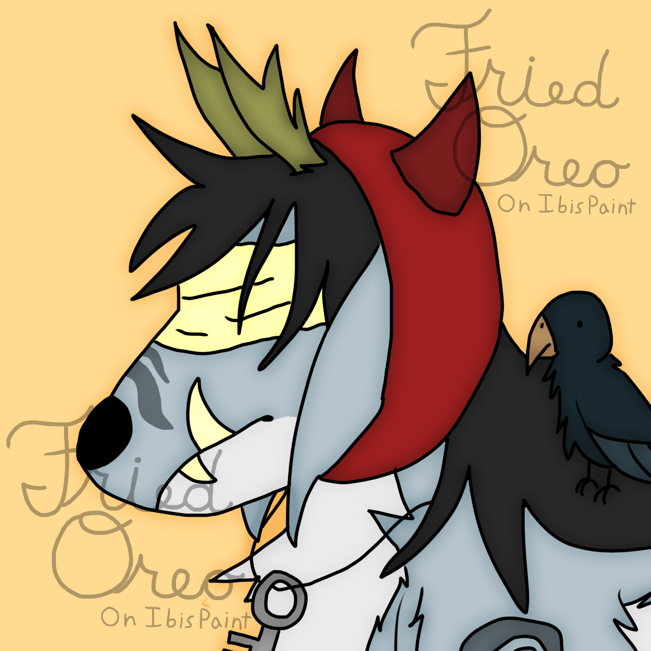 Old emo wolf thing - ibisPaint