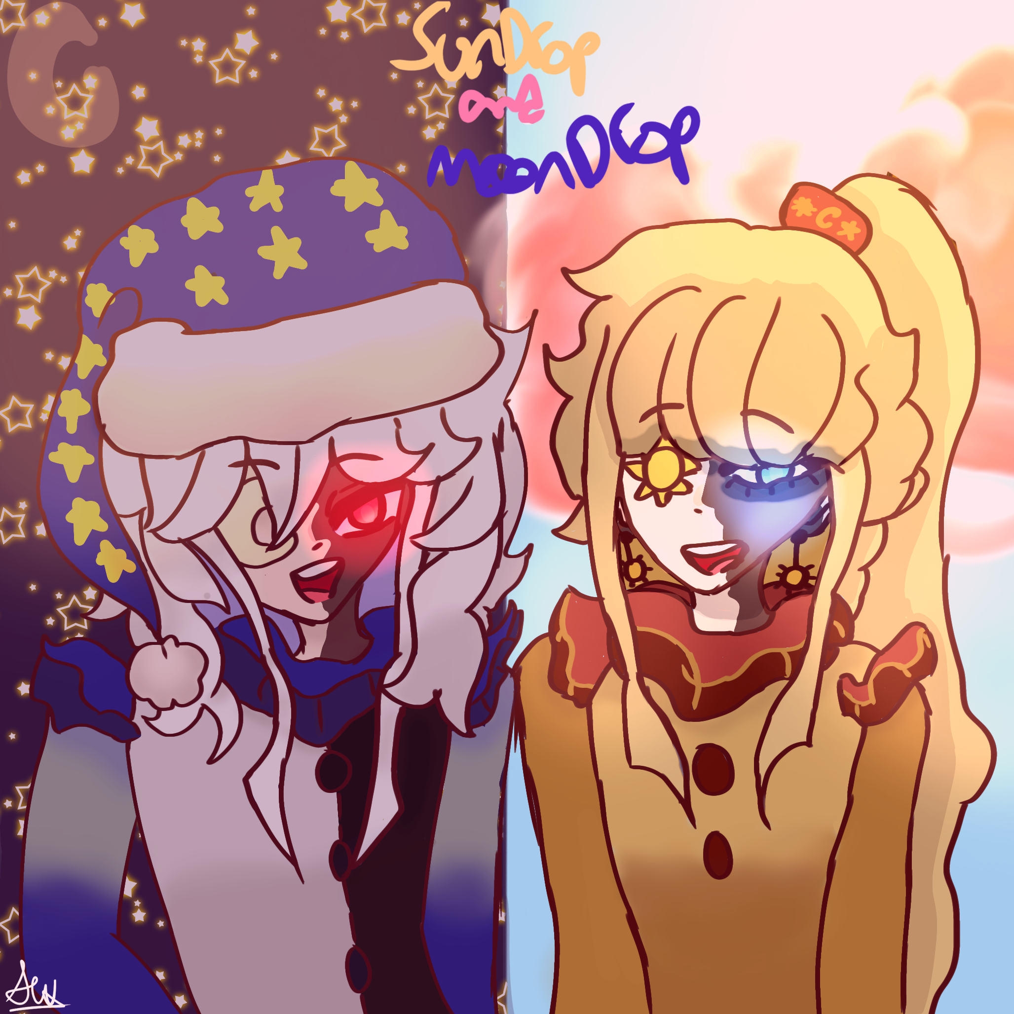 Sundrop & Moondrop! - ibisPaint