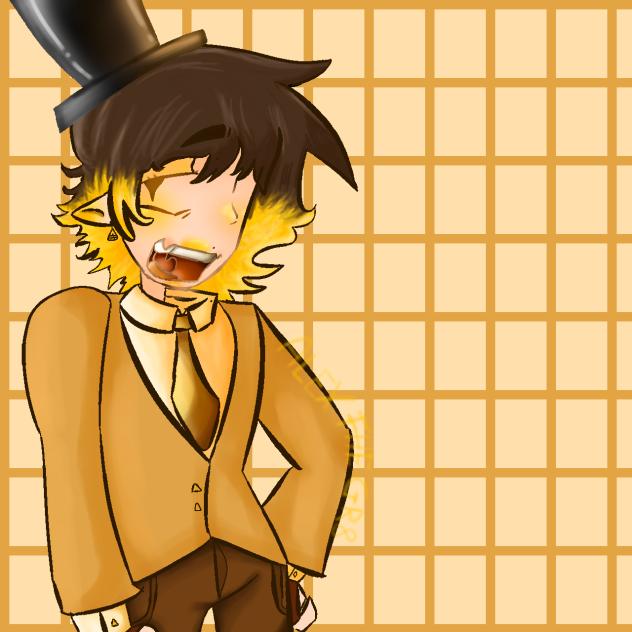 Bill Cipher humanized - ibisPaint