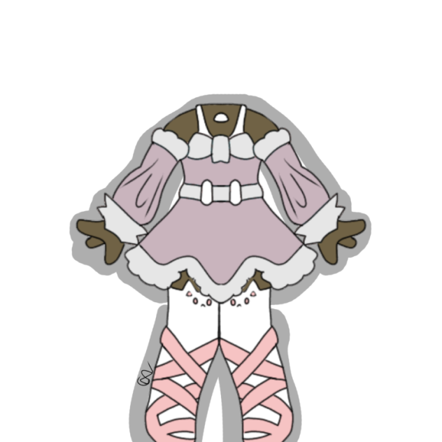 Gacha outfit edit - ibisPaint