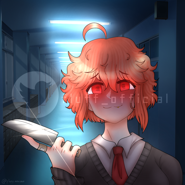 Yandere Novire ( OC Speedpaint! ) - ibisPaint