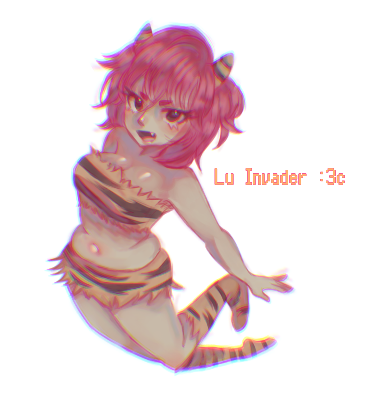 Lu (m) invader (urusei yatsura fanart) - ibisPaint