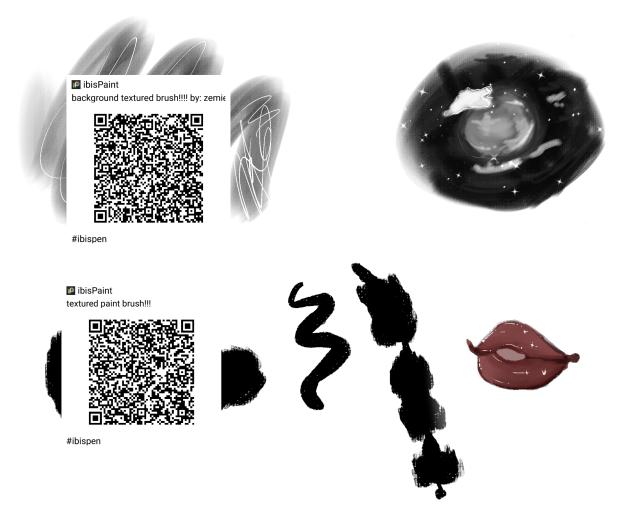 background brushes +rendering brush - ibisPaint