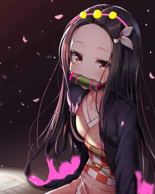 nezuko with different style!! - ibisPaint