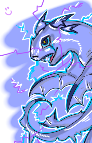 electricity—water - ibisPaint
