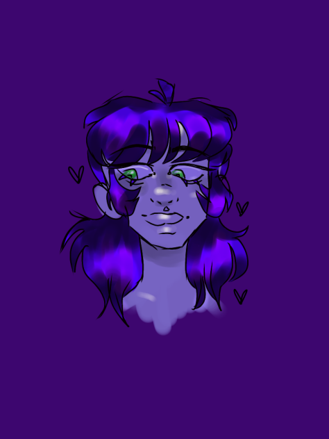 purple girl - ibisPaint