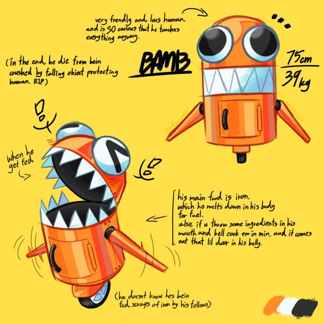 BAMB a lil robot - ibisPaint
