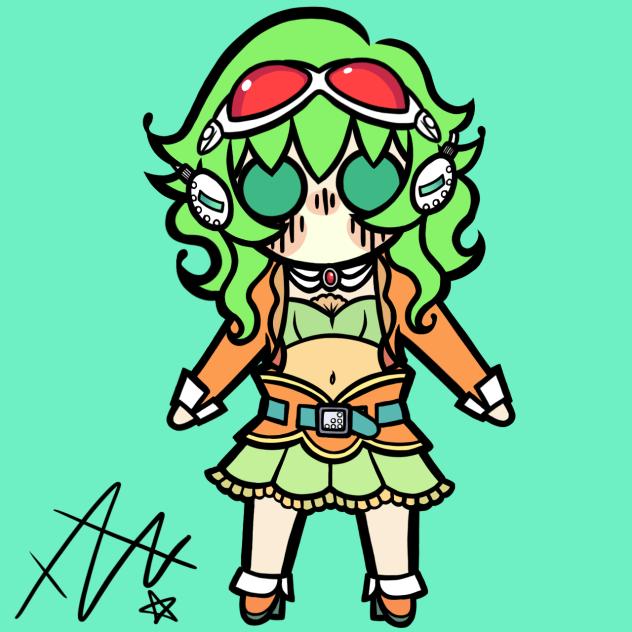 Chibi Vocaloid Megpoid Gumi - ibisPaint