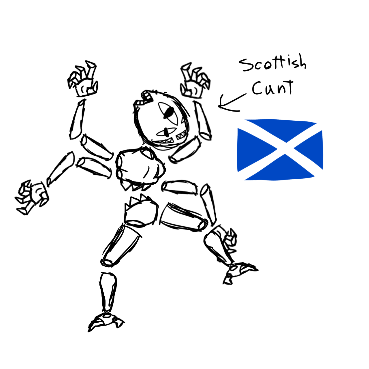 Frayhem the Scottish demon - ibisPaint