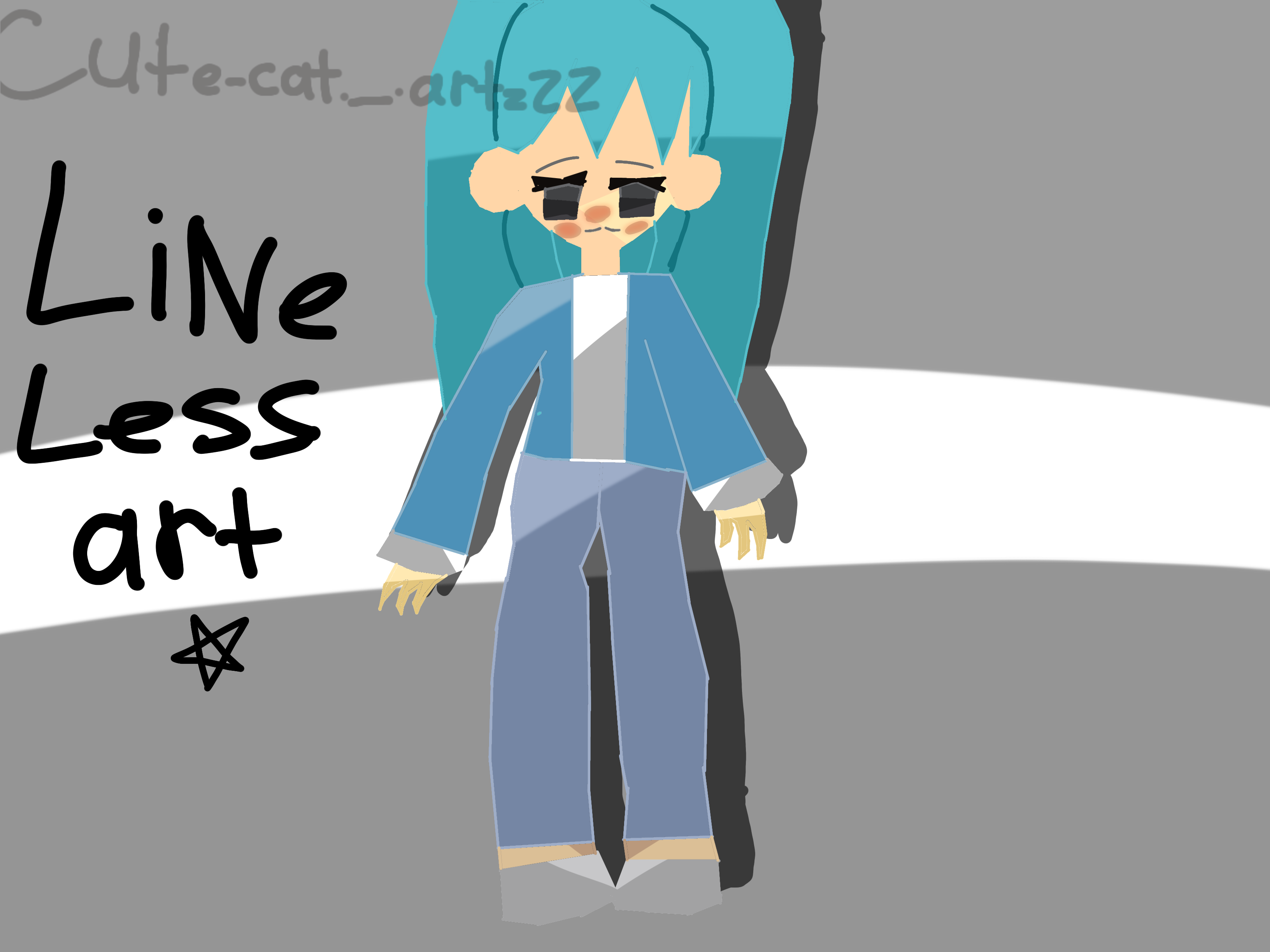 LineLess art heheh - ibisPaint