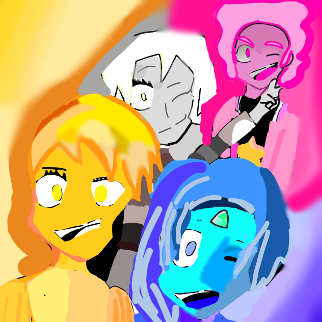 Steven and mini diamonds - ibisPaint