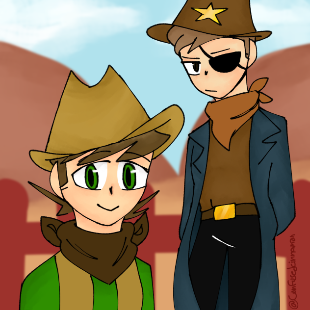 Tom and Edd (saloonatics) - ibisPaint