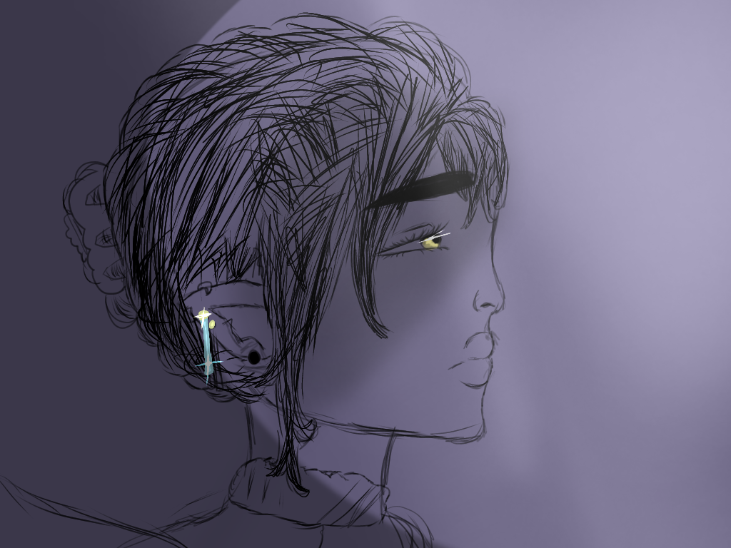 Calmness drawing - ibisPaint