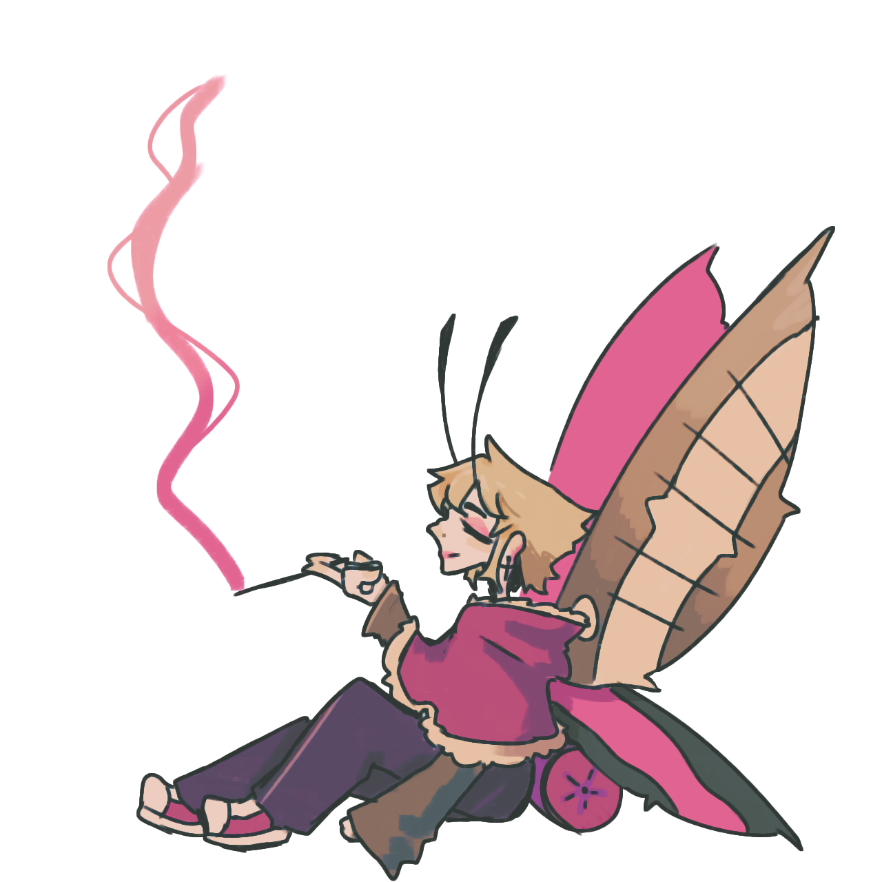 smokin sticker - ibisPaint