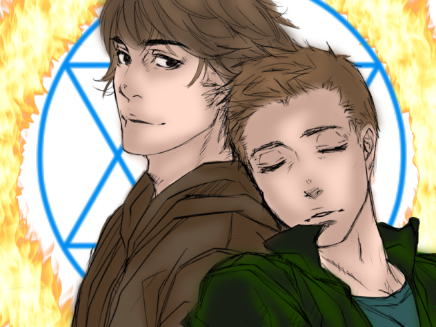 sam and dean - ibisPaint