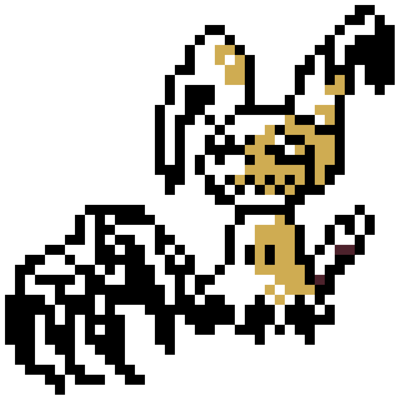 Mimikyu as a gen 1 sprite - ibisPaint