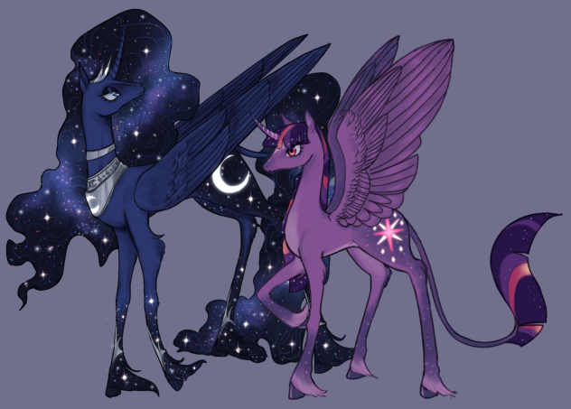 Luna & Twilight - ibisPaint