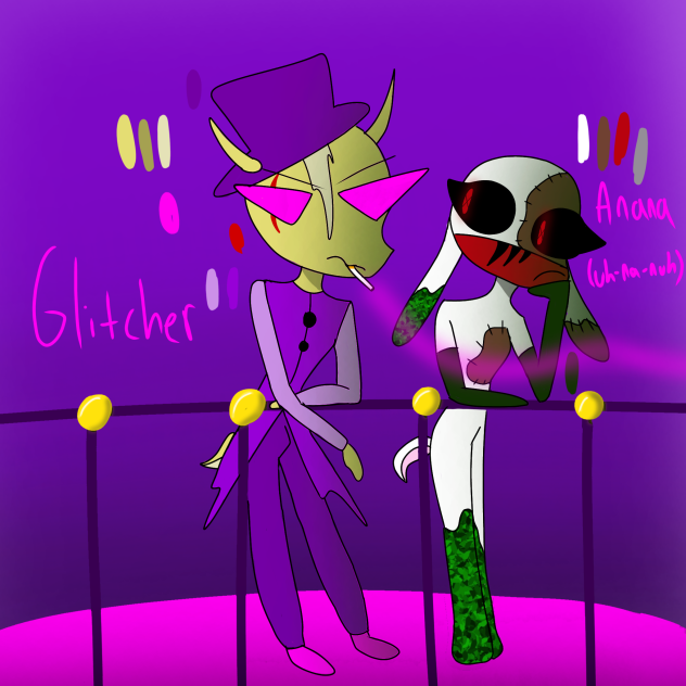 Glitcher and Anana - ibisPaint