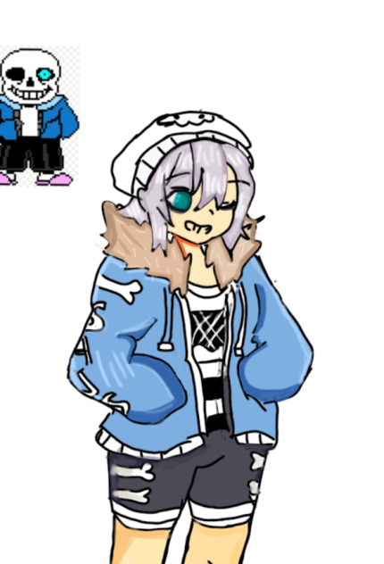 sans a girl - ibisPaint