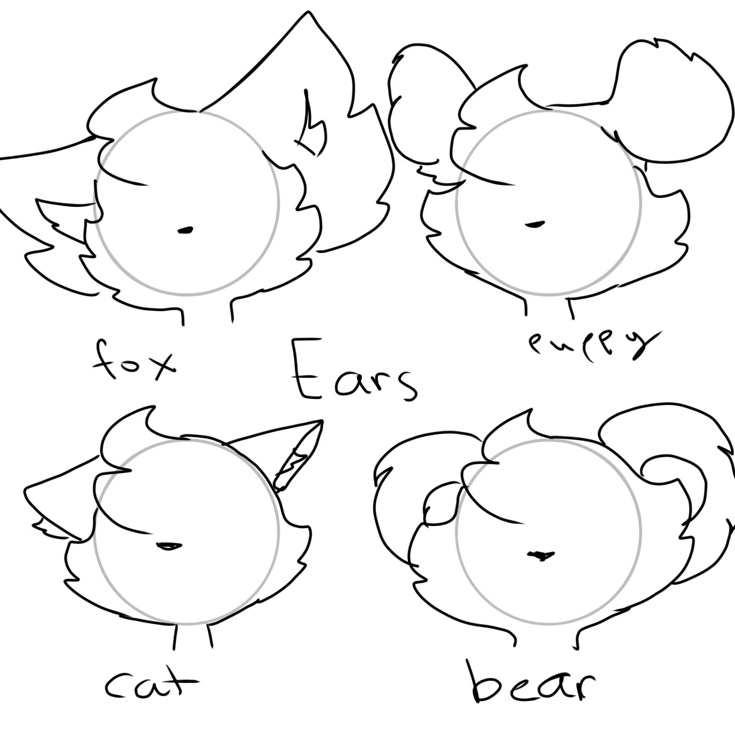Furry ears - ibisPaint