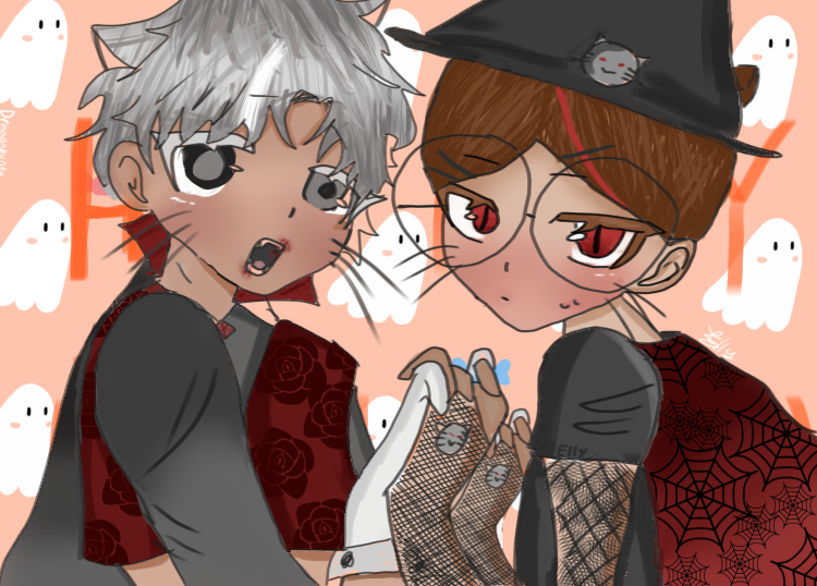 HAPPY HALLOWEEN FROM MIKE AND ADRIAN! - ibisPaint