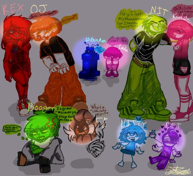 The Crew of Color (complete) - ibisPaint