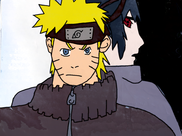 naruto and sasuke - ibisPaint