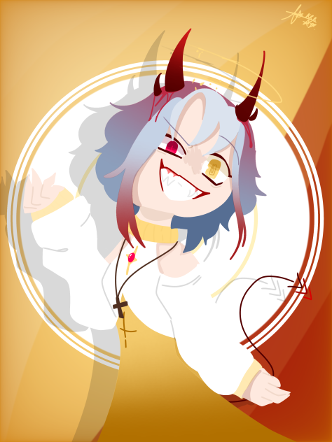 Angel or Demon... - ibisPaint