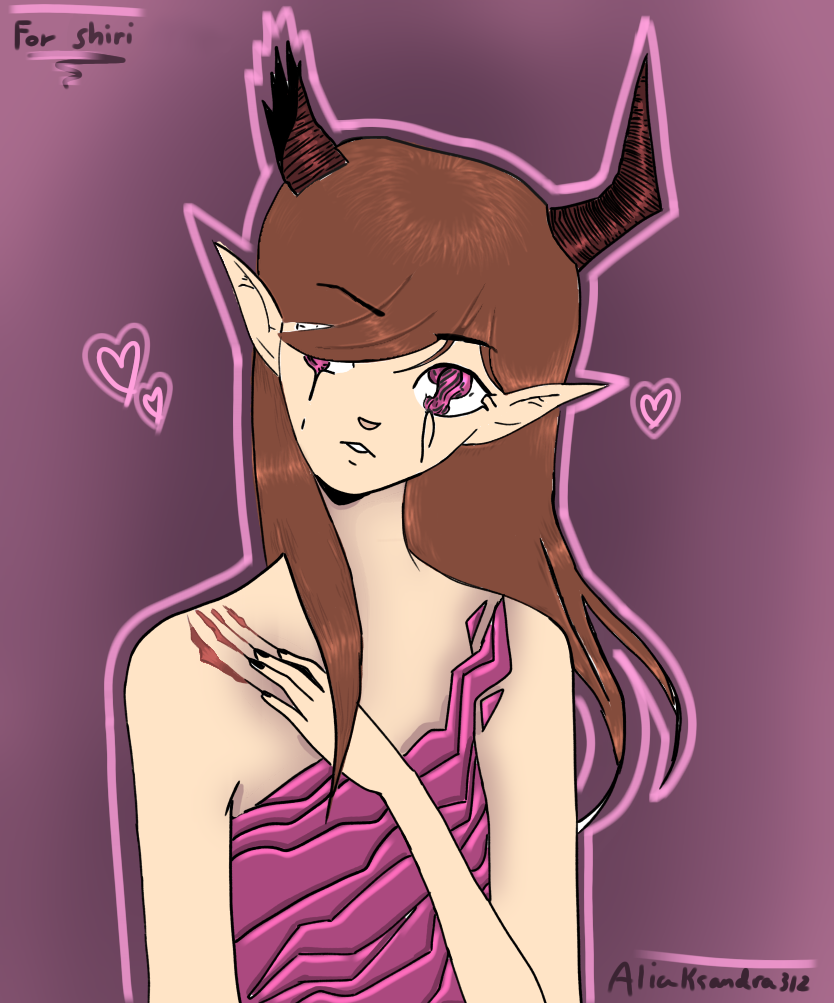 Coloring Shiri’s line art - ibisPaint