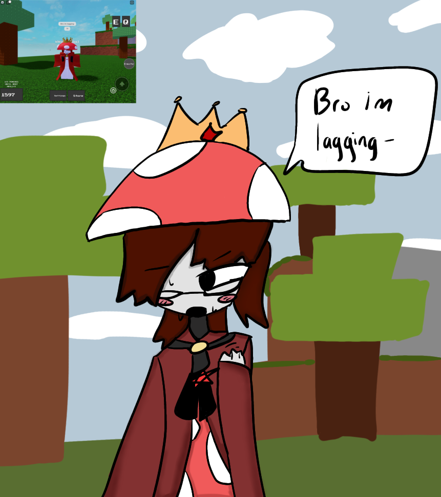 MUSHROOM QUEEN -_- - ibisPaint