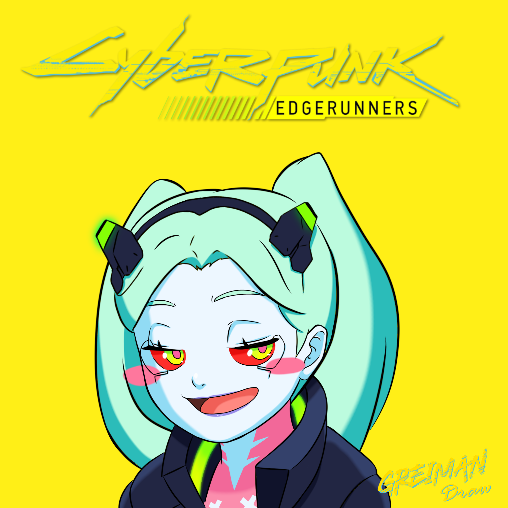 Rebecca cyberpunk edgerunners - ibisPaint
