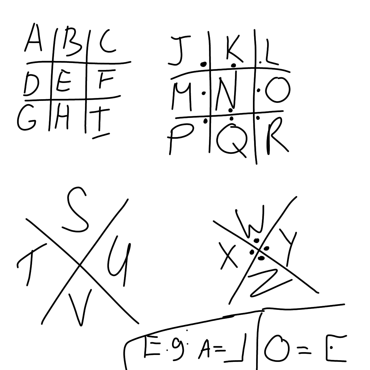 Pigpen Cipher - ibisPaint