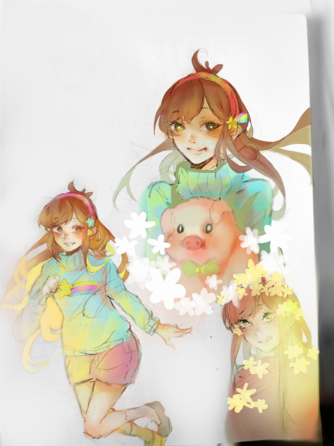 mabel (gravity falls) - ibisPaint