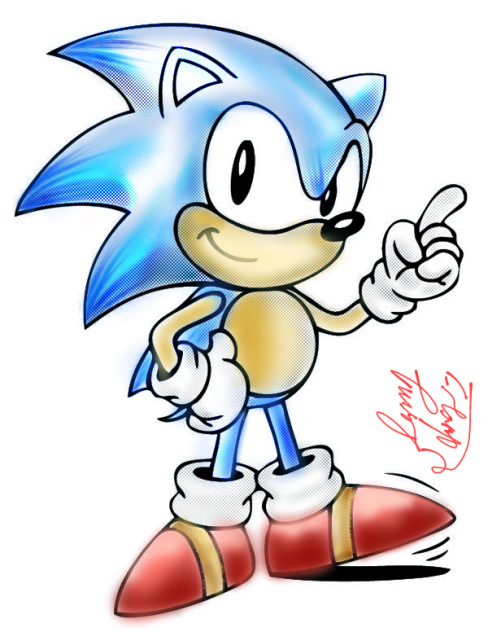 Sonic speedpaint - ibisPaint