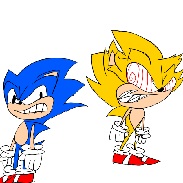 Fleetway Sonic - ibisPaint