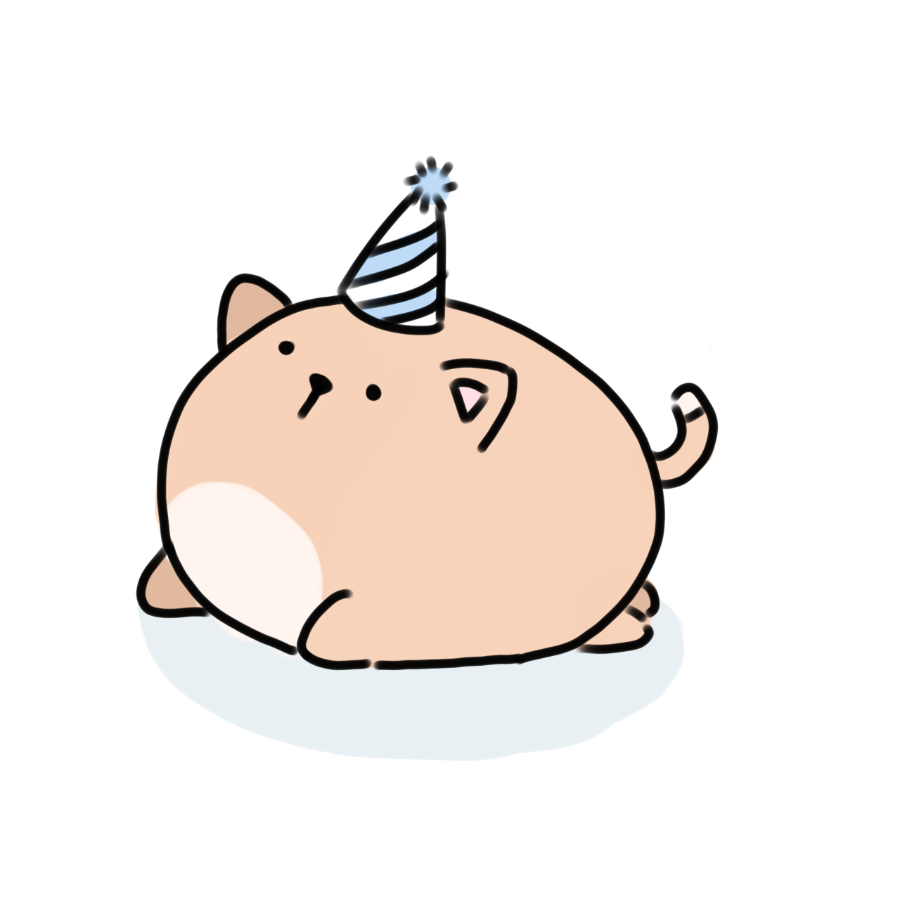 FAT kitty cat - ibisPaint