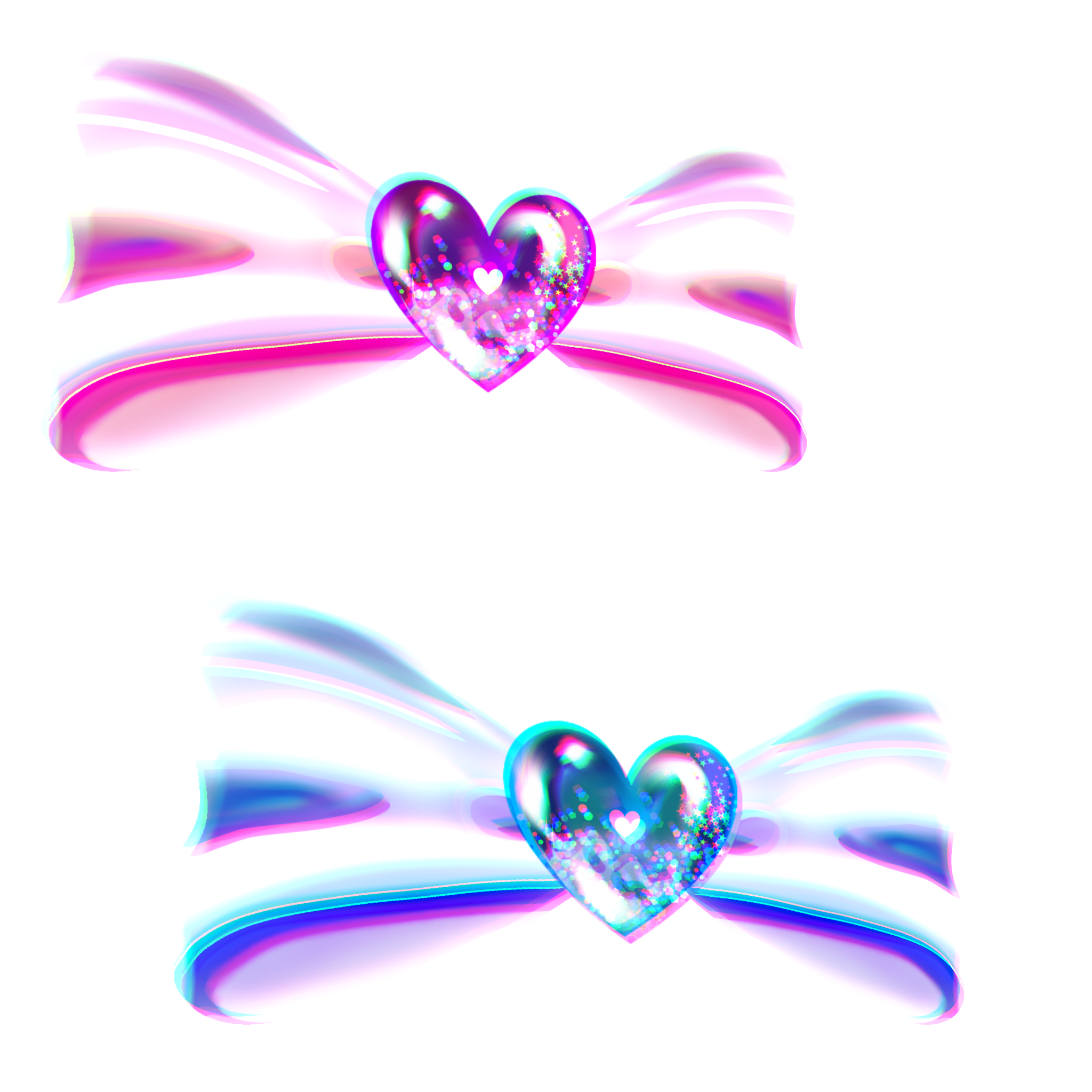 Heart Bow Diagonal - ibisPaint