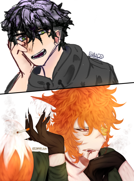 Collab with them! Prt2 - ibisPaint