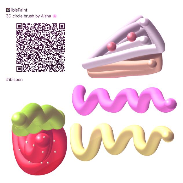 Frosting 3D Brush 🖌️🌸 - ibisPaint